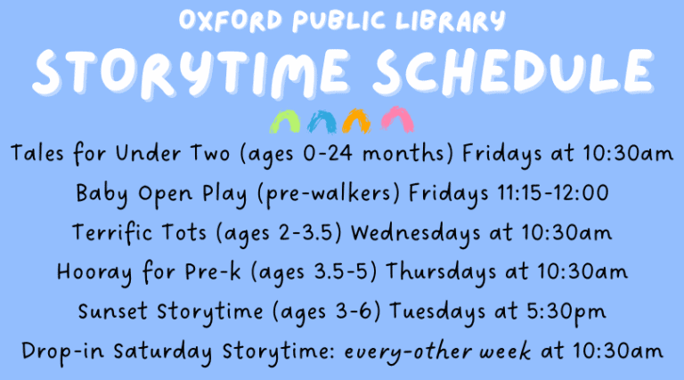 Storytime | Oxford Free Public Library