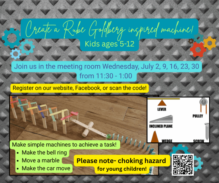 STEM program - make a Rube Goldberg inspired machine! | Oxford Free ...